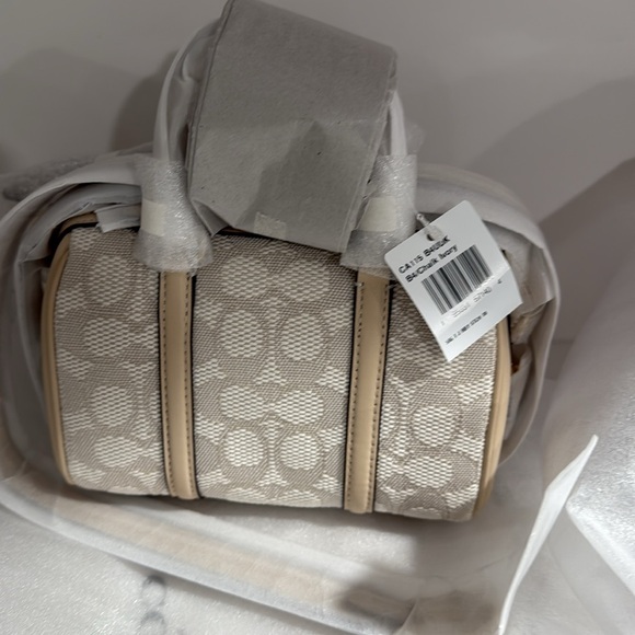 Coach | Bags | Coach Ruby Satchel 8 In Signature Textile Jacquard ...